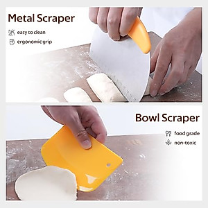 JAOBHAHY Banneton Bread Proofing Basket Set, Bread Making Tools Includes 10" oval & 9" Round Proofing Basket & 34 oz Sourdough Starter Jar for A Complete Sourdough Bread Baking Supplies