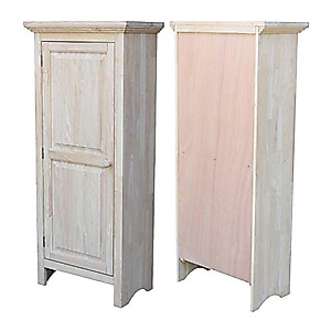 IC International Concepts Single Jelly Cabinet, 51-Inch, Unfinished