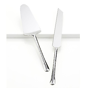 Giftcraft 094543 Cake Server, Set of 2, Stainless Steel