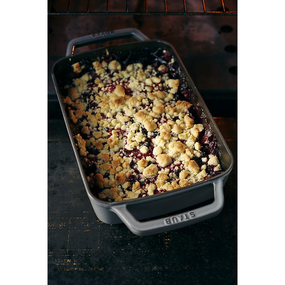 STAUB Cast Iron Roasting Pan 30 x 20 cm Graphite Grey