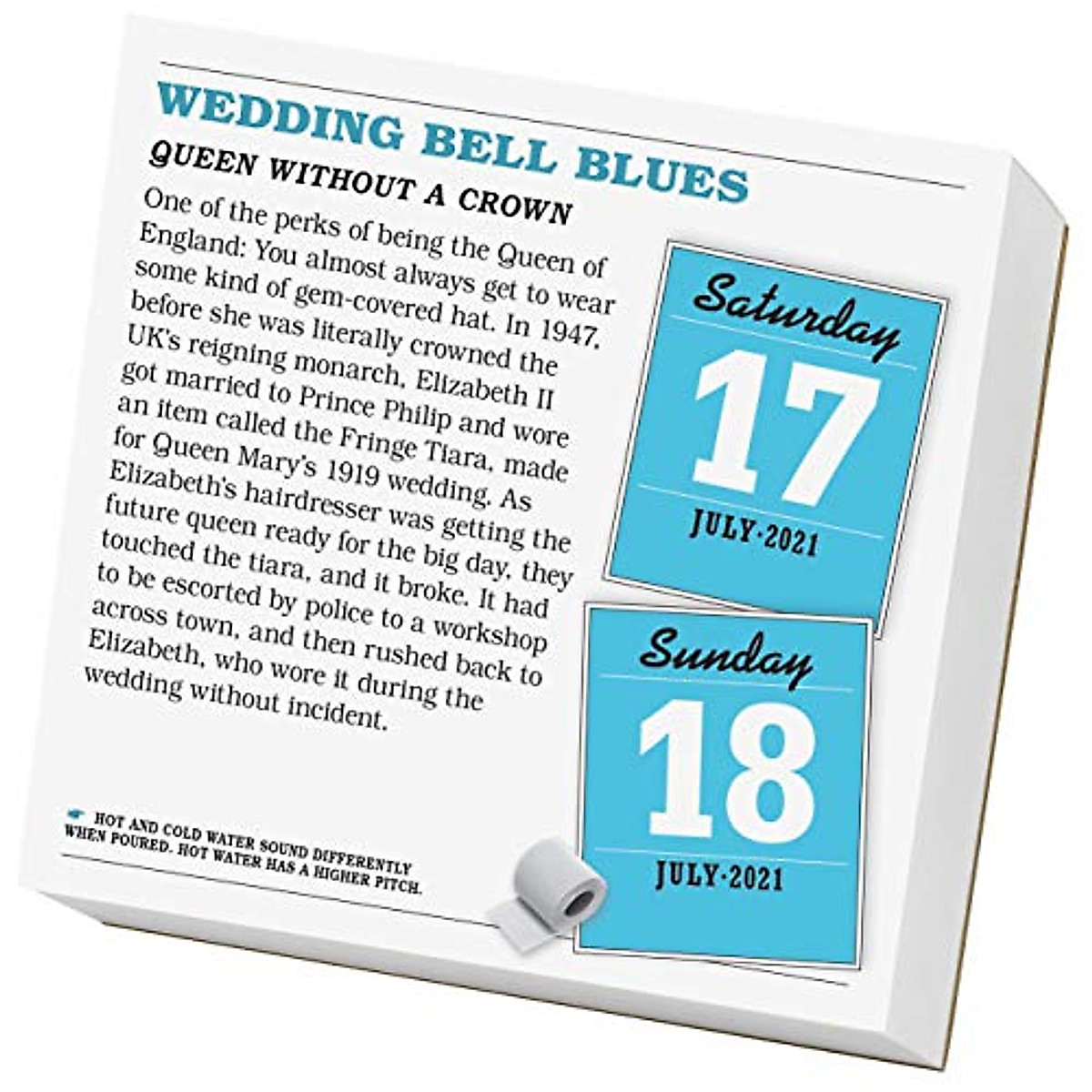 Uncle John's Bathroom Reader Page-A-Day Calendar 2021