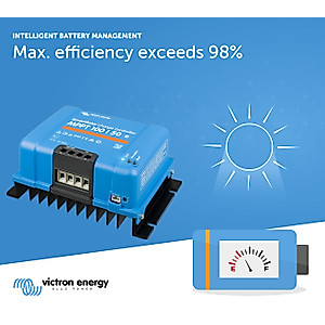 Victron Energy SmartSolar MPPT 100V 50 amp 12/24-Volt Solar Charge Controller (Bluetooth)