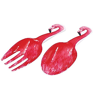 DEI Salad Server, Set of 2, Pink