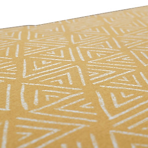 Pillow Perfect Outdoor/Indoor Kuka Canary Bench/Swing Cushion, 44" x 18", Yellow