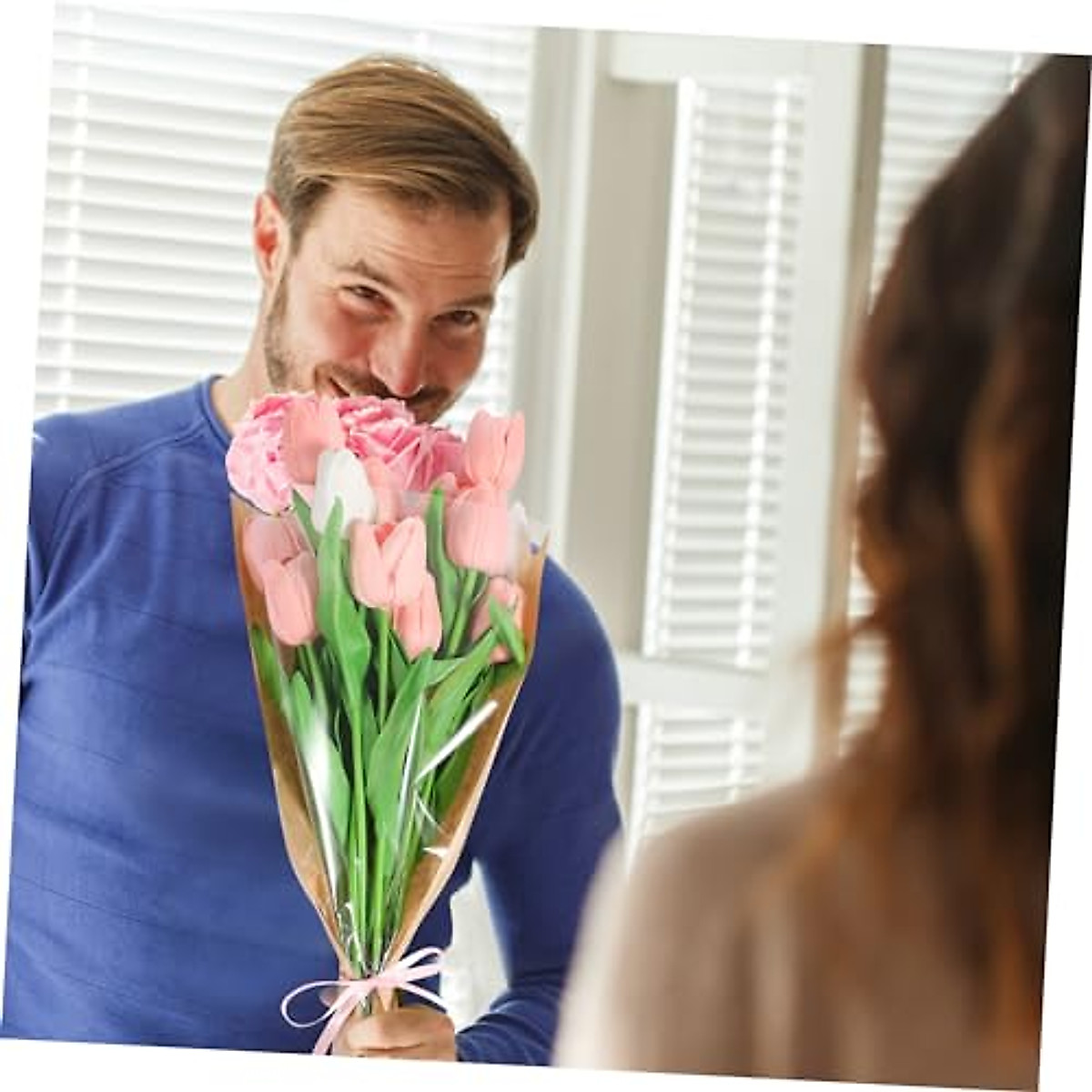 EXCEART 150 Pcs Packing Bag Single Flower Wrapping Bags Florist Wrapping Bag Bouquets Wrap Bags Floral Bouquet Gift Packaging Flower Arrangement Bag Wedding Vintage Paper Birthday Present