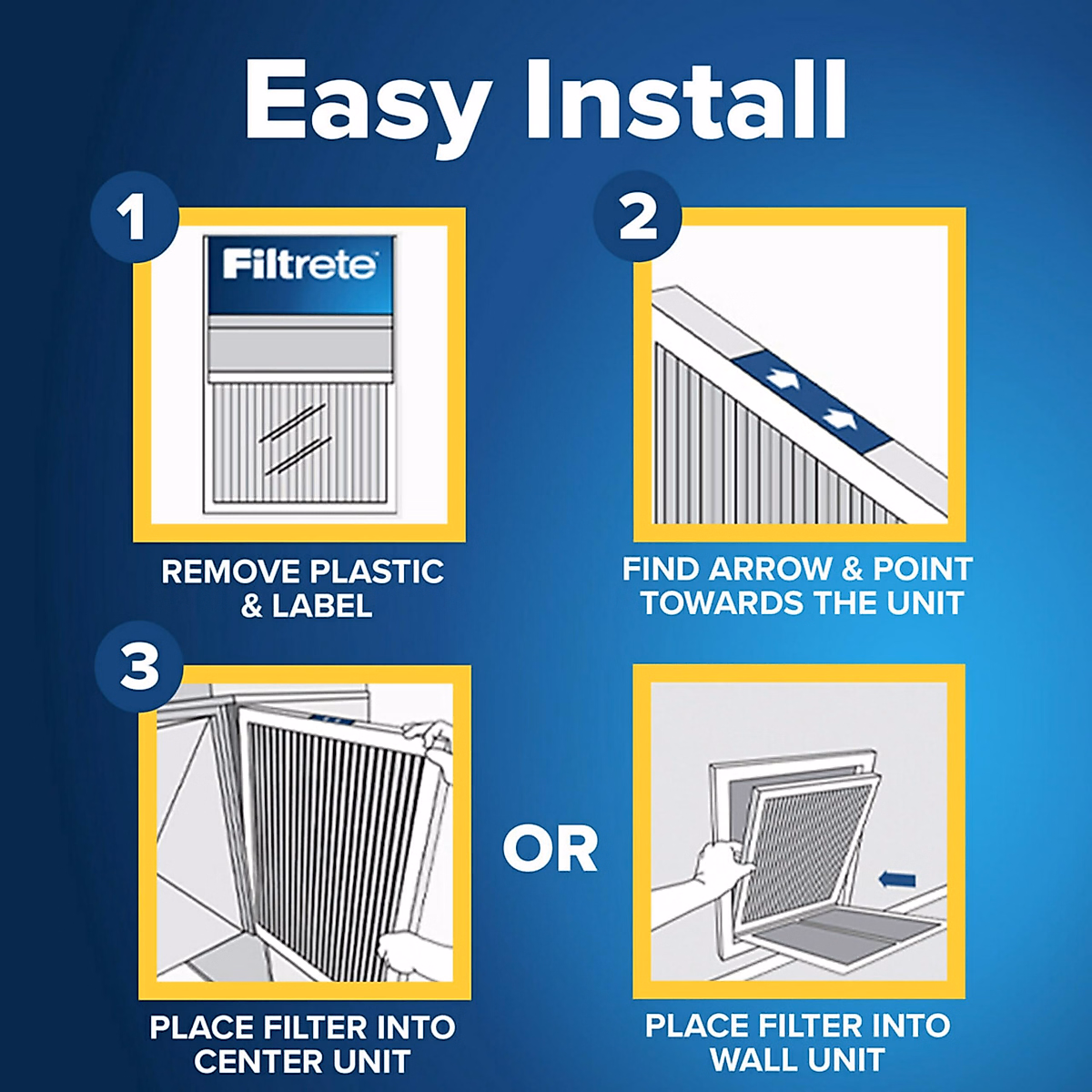 Filtrete 20x24x1 AC Furnace Air Filter, MERV 5, MPR 300, Capture Unwanted Particles, 3-Month Pleated 1-Inch Electrostatic Air Cleaning Filter, 6-Pack (Actual Size19.81x23.81x0.81 in)