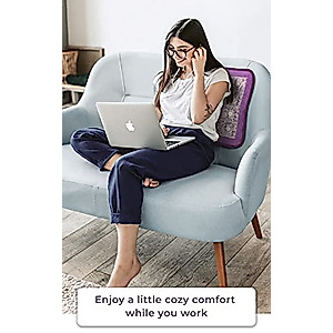 Crystal Heating Pad Mat | Bio Amethyst & Ceramic Tourmaline | Far Infrared Heating Pads | Small Travel | Negative Ions | 108-Day Risk-Free Guarantee | Sparkle Mats