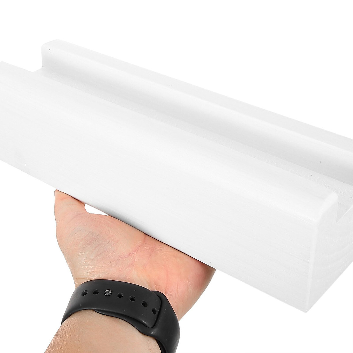 Cabilock Full Length Mirror Stand, Floor Mirror Wooden Support Full Body Mirror Holder 25CM Floor Mirror Base Bracket Wood Display Artwork Rack