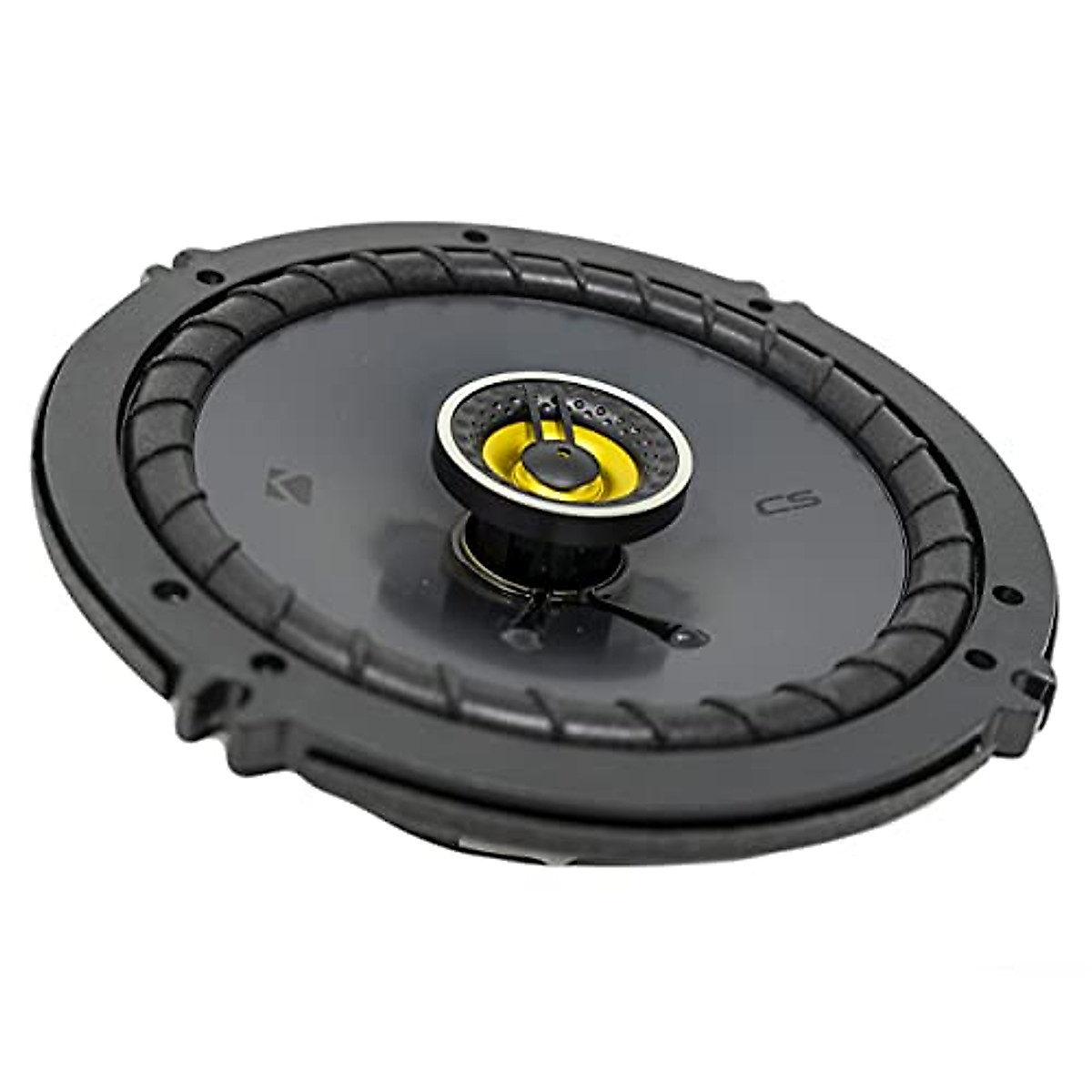 KICKER CSC65 CS Series 6.5 Inch 300 Watt 4 Ohm 2-Way Car Audio Coaxial Speakers System with Polypropylene Cone, PEI Tweeters & EVC Technology, Pair (Renewed)