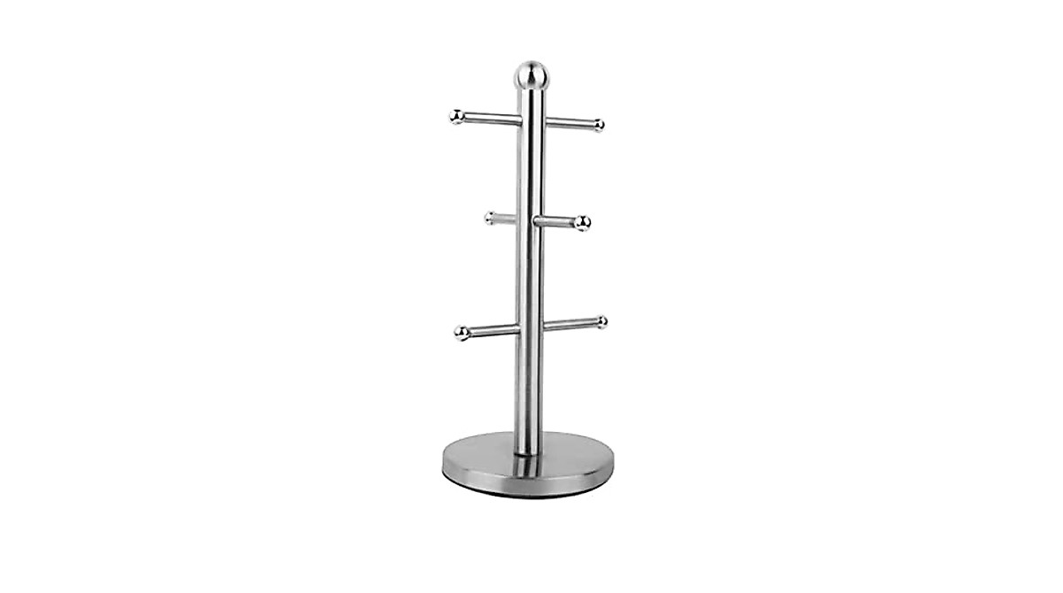 Stylish Stainless Steel Cup Holder for Your Kitchen