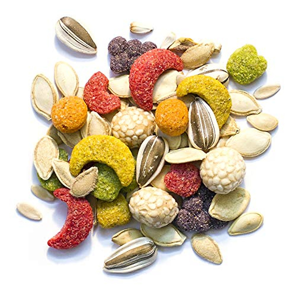 ZuPreem Sensible Seed Bird Food for Parrots and Conures, 2 lb bag (2-pack) - Premium Blend of Seeds and FruitBlend Pellets for Conures, Caiques, African Greys, Senegals, Amazons, Eclectus, Small Cocka