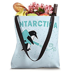 Antarctica Cute Penguin Snowblower Antarctic Travel Souvenir Tote Bag