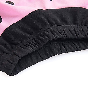 Girls Valentines Clothes Outfits Set Kids Heart Long Sleeve Sweatshirt Shirt Tops Leggings Pants Sets for Girl Valentine's Gift 100% Cotton 2 Pieces Clothing Size 9T