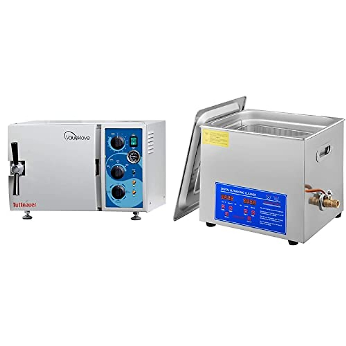 Tuttnauer 1730 Valueklave | Compact Footprint and Easy Operation & Heater, Industrial Machine for Jewelry Tooth Dental Small Parts Stainless Steel, 110V, FCC/CE/RoHS Certified