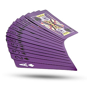 Purple Playing Cards Bicycle Deck