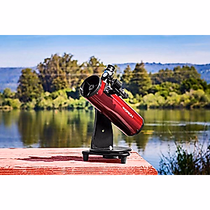 Orion 10012 SkyScanner 100mm TableTop Reflector Telescope (Burgundy)