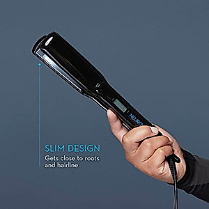 Paul Mitchell Neuro Smooth Titanium Flat Iron, Adjustable Heat Settings for Advanced Smoothing + Straightening