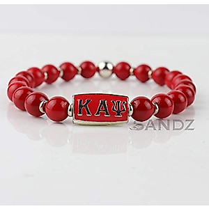Kappa Alpha Psi Fraternity Stretch Bead Bracelet