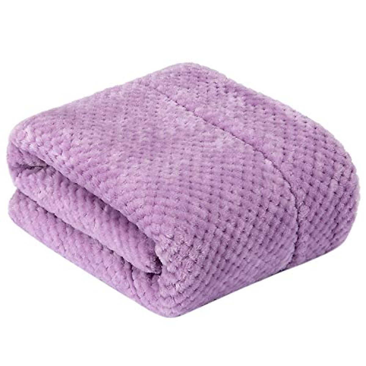 Fuzzy Dog Blanket or Cat Blanket or Pet Blanket, Warm and Soft, Plush Fleece Receiving Blankets for Dog Bed and Cat Bed, Couch, Sofa, Travel and Outdoor, Camping (Blanket (32" x 40"), DW-Lavender)