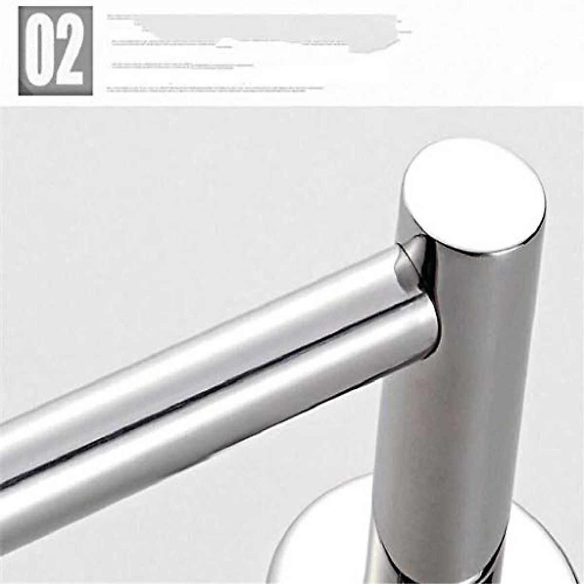 AFLHYJK Towel Rack - Contemporary Towel Bar Bath Hand Towel Holder Brushed Stainless Steel Wall Mounted Bathroom Organizer