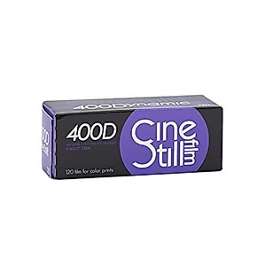 Cinestill 400Dynamic Versatile Color Negative Film, 120 Medium Format