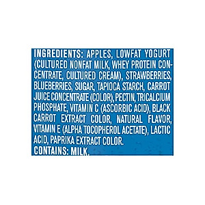 Gerber Baby Food Pouches, Toddler 12+ Months, Fruit & Yogurt Very Berry, 3.5 Ounce (Pack of 12)