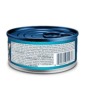 Blue Buffalo Tastefuls Wet Cat Food Morsels, Made with Natural Ingredients | Tuna, 3-oz. Cans (24 Count)