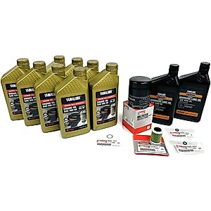 YAMAHA SHO VMAX V6 250 225 200 VF250 VF200 VF225 Outboard 4-Stroke Oil Change & Maintenance Kit Oil Filter Fuel Filter Lower Unit Gear Lube HD Kit Gaskets & More