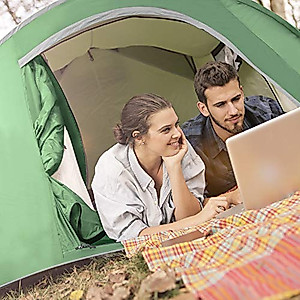 CAMEL CROWN Tents for Camping 2/3/4/5 Person Camping Dome Tent, Waterproof,Spacious, Lightweight Portable Backpacking Tent for Outdoor Camping/Hiking