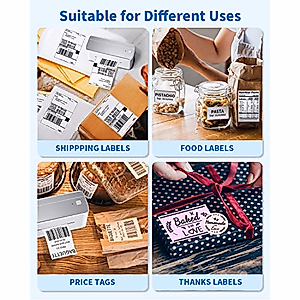 Bluetooth Shipping Label Printer - Wireless Thermal Label Printer, 4x6 Label Printer for Shipping Packages Support iPhone, Android, PC, ChromeOS, Compatible with USPS, Shopify, Amazon, Etsy, Ebay