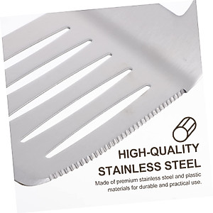 2pcs Frying Spatula Barbecue Fork Plastic Meat Large