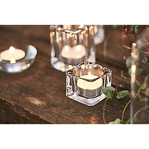 L'ner Tea Lights Candles - Pack of 200 White Unscented Candle Lights with 3.5 Hour Burning Time - Tea Candles for Wedding, Home, Parties, and Special Occasions