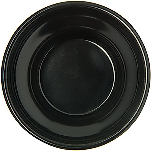 Carlisle FoodService Products 087503 Melamine Salsa Dish, 5 oz. Capacity, Black (Case of 48)