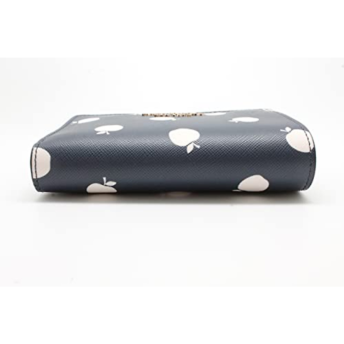 Kate Spade Staci Medium White Apple Compartment Bifold Wallet Blazer Blue Multi