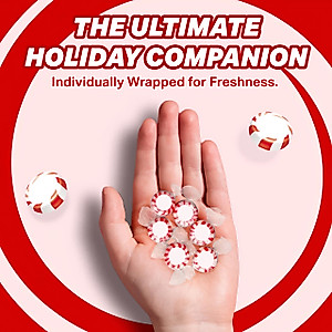 Starlight Peppermint Bulk Candy - 5 Pounds Approx 400 Pieces - Bulk Candy Individually Wrapped - Hard Candy - Mints Bulk - Christmas Candy, Peppermint Candy - Ideal Christmas Peppermint - Candy - Holiday Mints - Christmas Candy Bulk