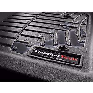 WeatherTech Custom Fit FloorLiners for Toyota Highlander - 1st & 2nd Row (44632-1-2), Black