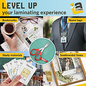 Thermal Laminating Pouches, Matte Finish, 9 x 11.5 Inches, 3 Mil Thick, 30 Pack, Suited for Letter Size Laminating Sheets 8.5 x 11