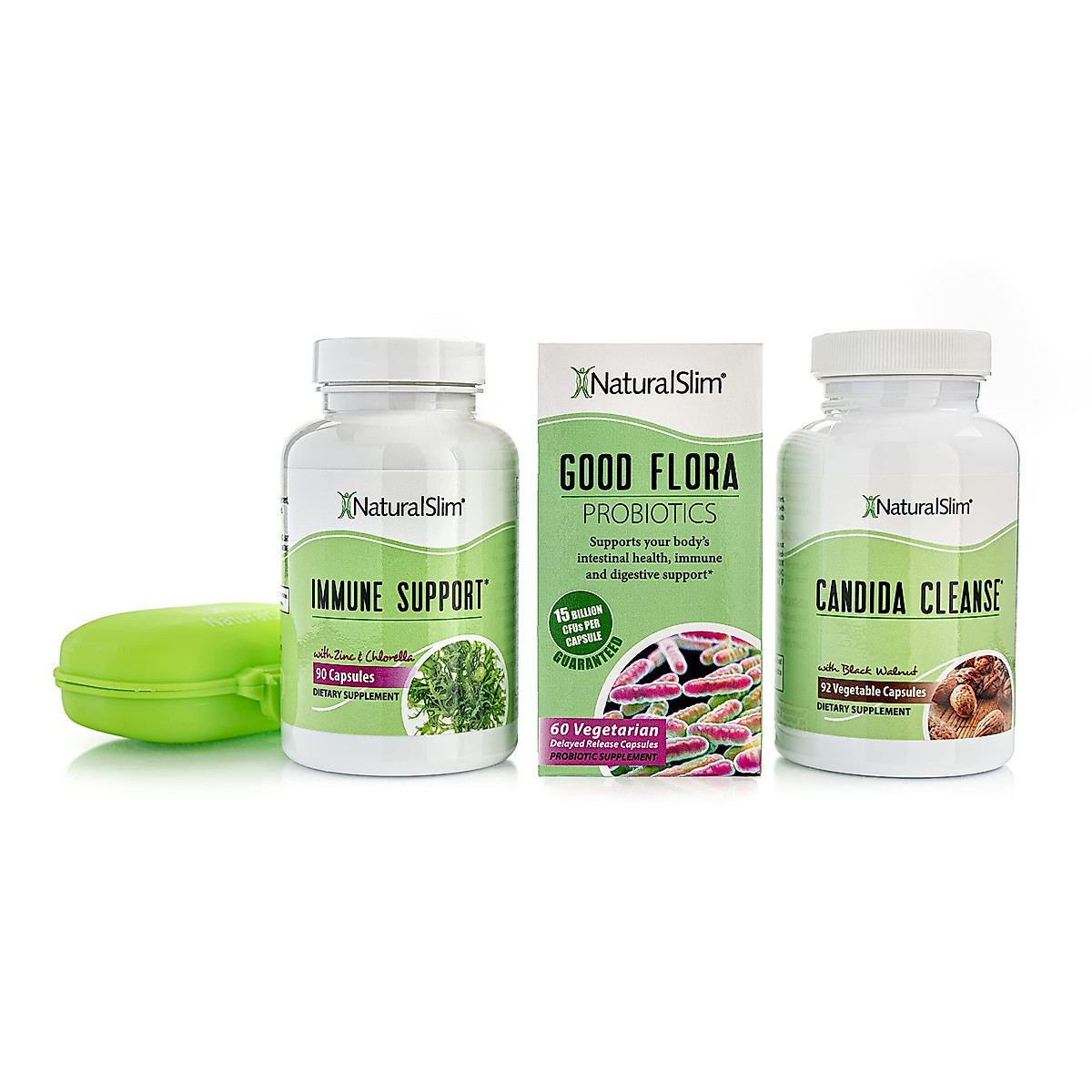 NaturalSlim Candiseptic Kit Capsules – Formulated by Frank Suarez (1 Pack)