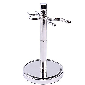 Stainless Steel Shaving Set for Men - Bowl, Brush, and Stand by Science Purchase