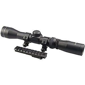 GOTICAL Sports Long Eye Relief Rifles P4 Scope 2-7X32 Fog and Water Resistant + Low Profile Mosin Nagant 11mm Picatinny Rail Adapter Converter 91/30 Model Scope Weaver Mount Compact Short Durable