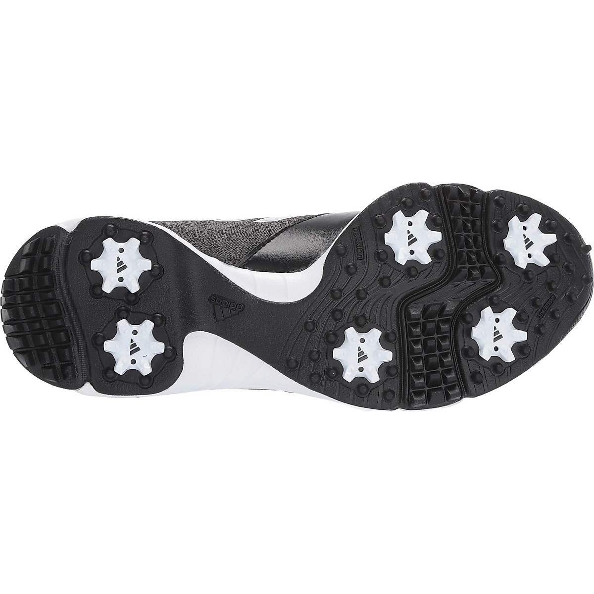 adidas Womens TECH Response Golf Shoe, Black/Silver Metallic/Grey Five, 5.5 M US