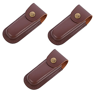 Housoutil 3pcs Leather Case Cutter Leather Belt for Belt Waist Belt Cutter Cover Tool Pouch Belt Pocket Belt Kitchen Kitchen Universal Skin