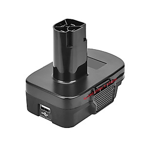 1PCS Adapter for Craftsman C3 19.2V (NOT 20v & V20) Cordless Tools Work with DeWalt 20V MAX XR DCB205 Li-Ion Battery. with 5V 2.1A MAX USB Port (Adapter Only)-US Stock