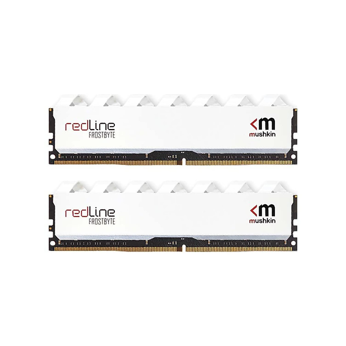Mushkin Redline White - DDR4 UDIMM - 64GB (2x32GB) 3200MHz CL-14-288-pin1.4V Desktop Ram - Non-ECC - Dual Channel - FROSTBYTE Heatsink (MRD4U320EJJP32GX2)