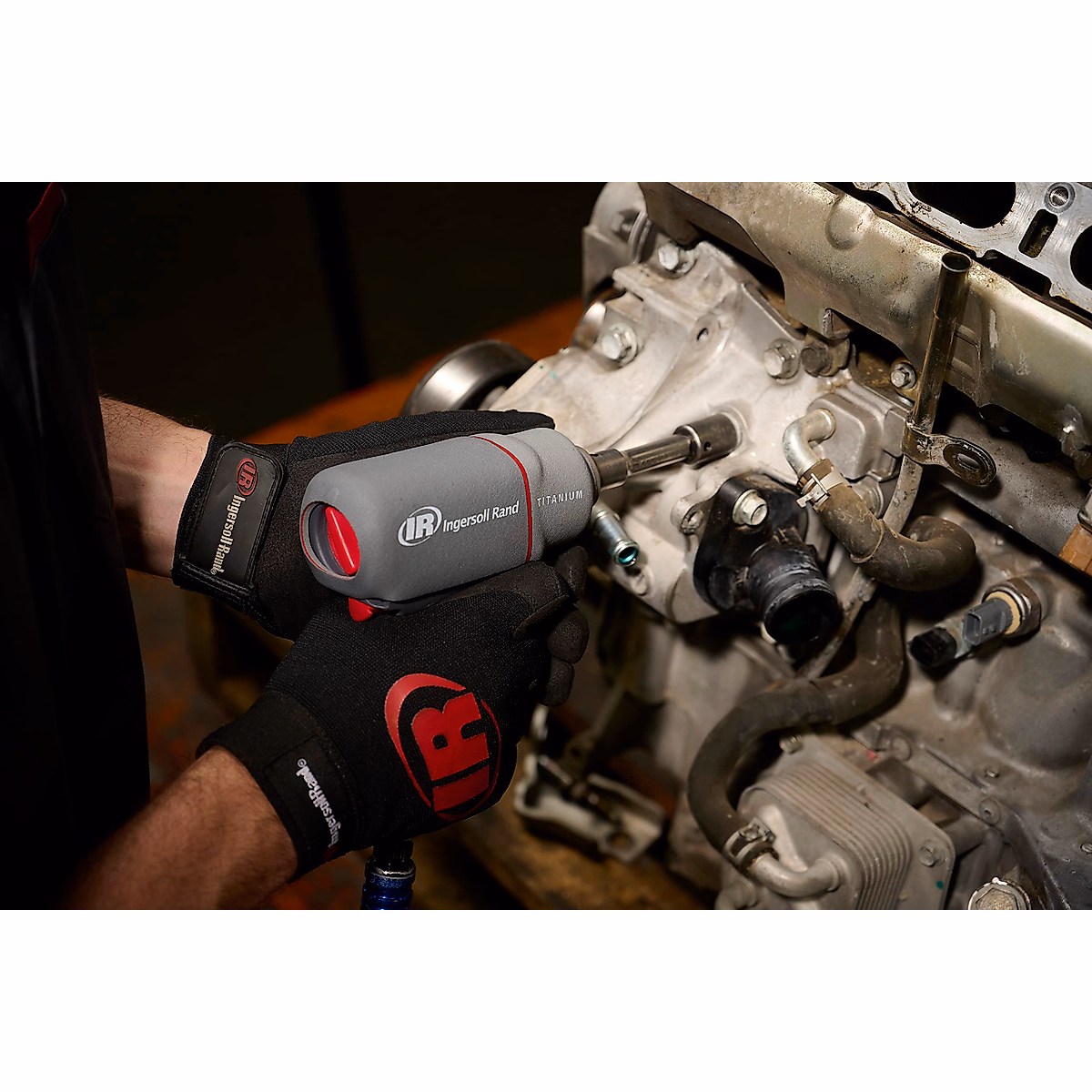 Ingersoll Rand 2115QTIMAX 3/8" Air Impact Wrench, Quiet, 300 ft-lbs Max Torque,