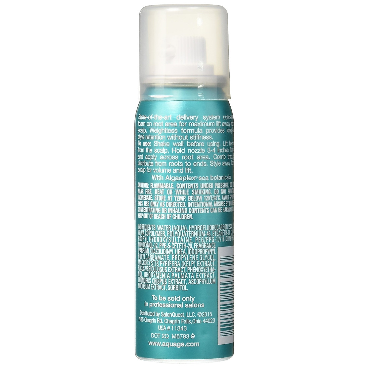AQUAGE Uplifting Foam Weightless Volume-Building Styling Mousse – 2.5 oz