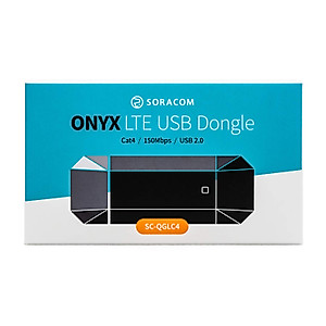 Soracom Onyx LTE Cat 4 LTE Modem with Global Band Support Includes Free Soracom Global IoT SIM Card…