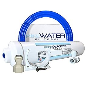 Under Sink Water Filter Kit, NSF/ANSI Certified, Direct Quick Connect, Made in USA, 1500 Gallons High Capacity Per Cartridge