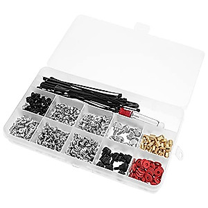 DOITOOL Laptop Accessories PC Accessories Computer Standoffs Screws Assortment Kit with Screwdriver Brush and Tie for Hard Drive Computer Case Motherboard Fan Electronic Case Pc Accessories