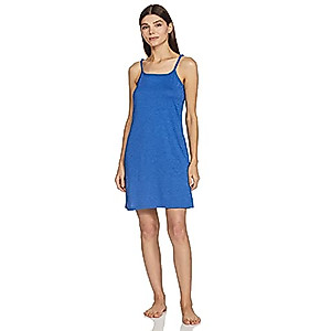 Stylore Nightgown for Women Soft Sleeveless Short Sleepwear Melange Blue XL